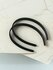 Ободок для волос черный упаковка 2 шт тонкие из абс пластика