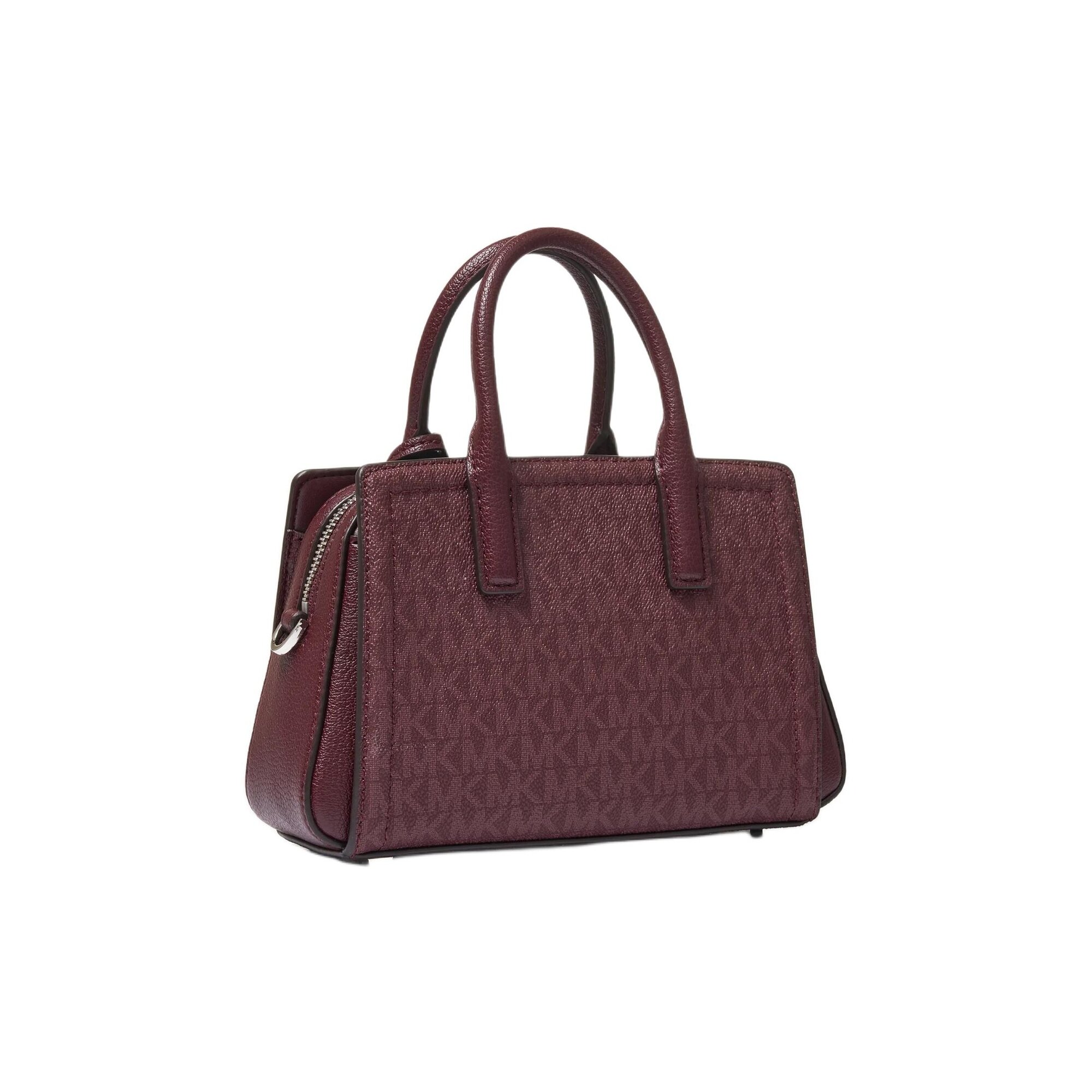 Сумка MICHAEL KORS, фактура тиснение, коричнево-красный — фото 1