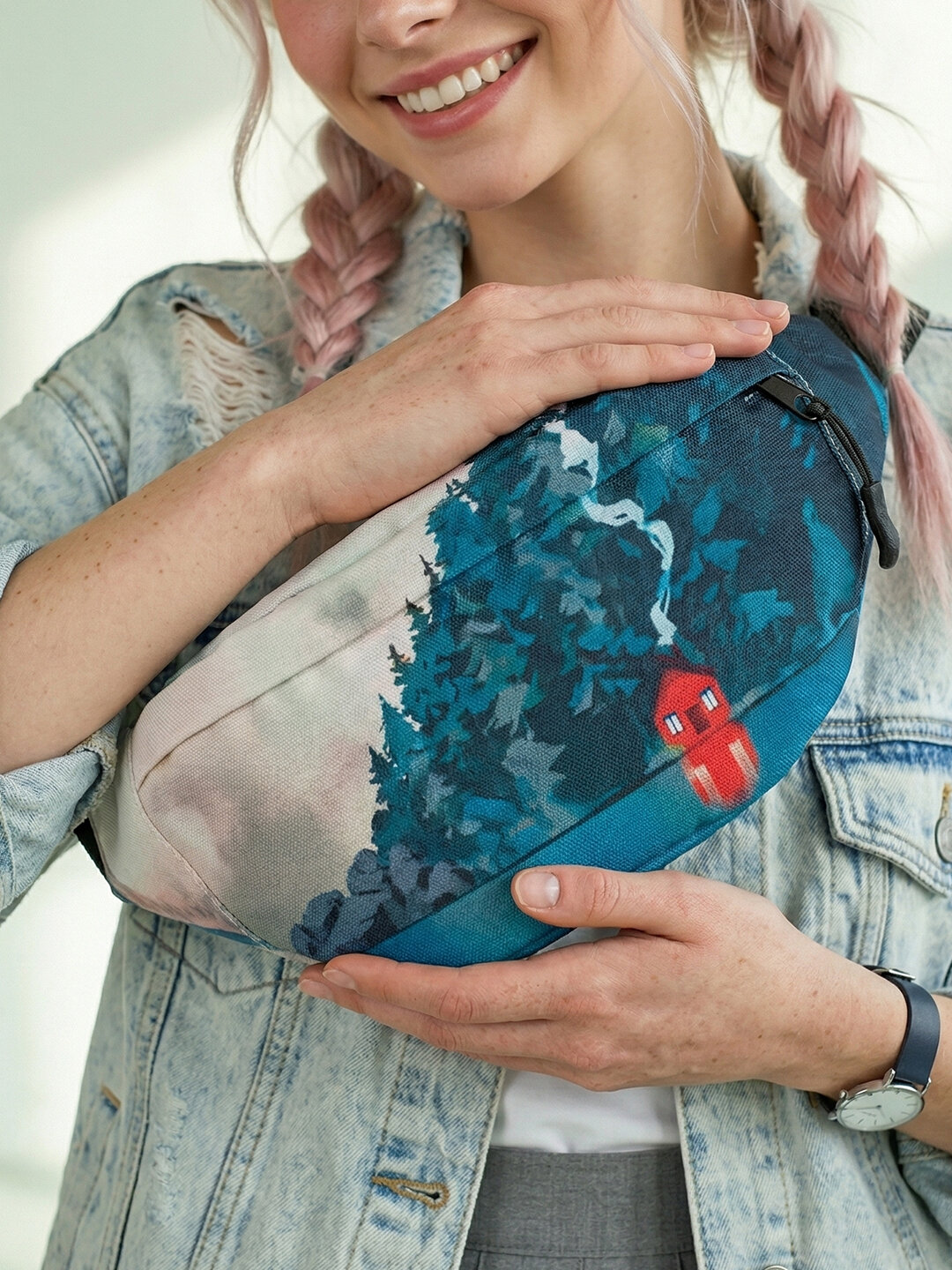 Сумка поясная