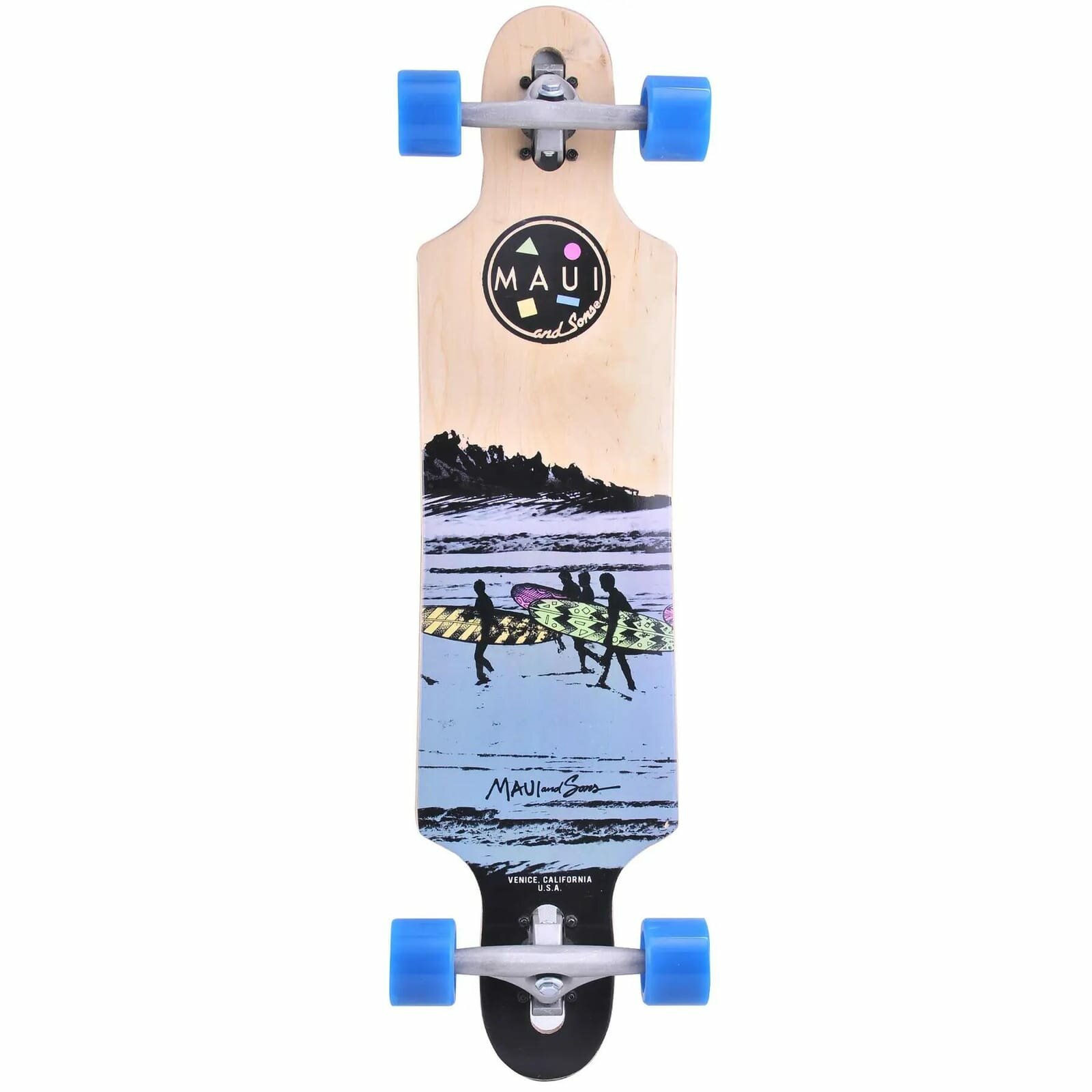 DECATHLON лонгборд Maui and Sons Search 4 Surf, бежевый, 91.5x23 см