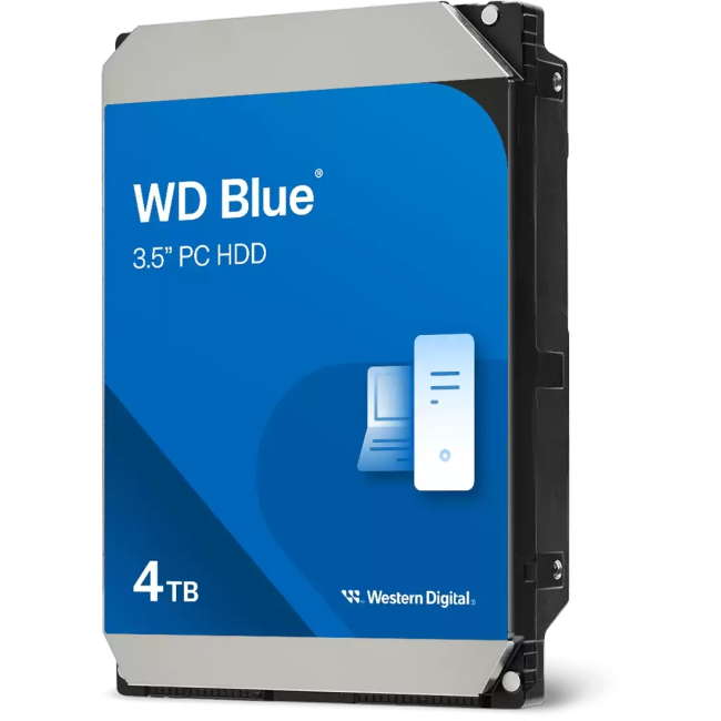Blue 4TB 5400 rpm 128MB 3.5" HDD CMR (WD40EZZX)