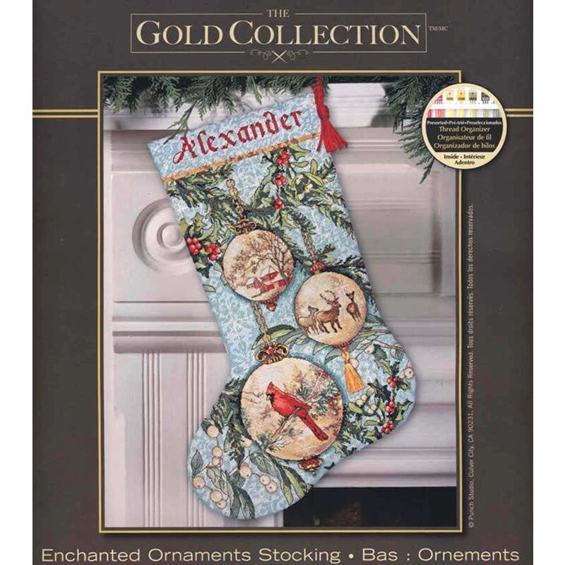 Набор для вышивки крестом Amishop Gold Collection "Зачарованный орнамент", 14CT
