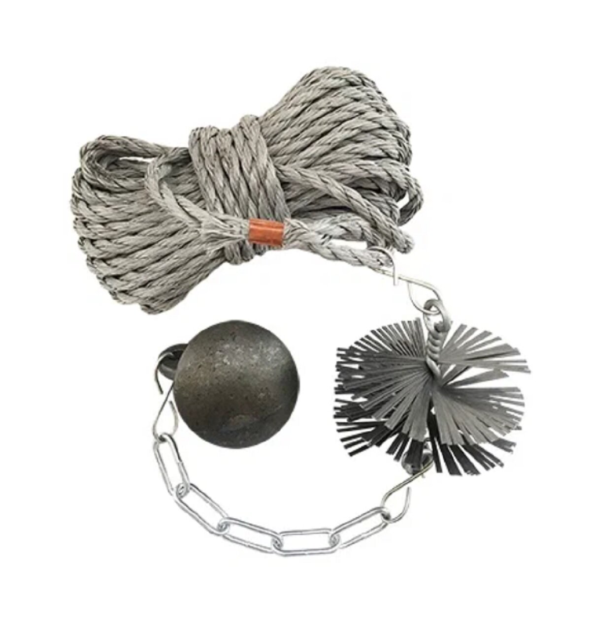 Набор трубочиста "везувий", механический, для дымоходов 200 мм