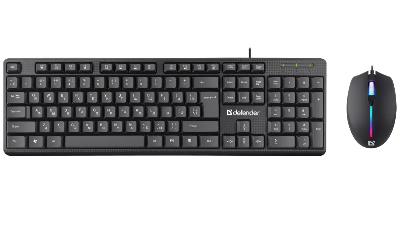 Комплект (клавиатура+мышь) Defender Triumph C-991, USB 2.0, черный, (45991)