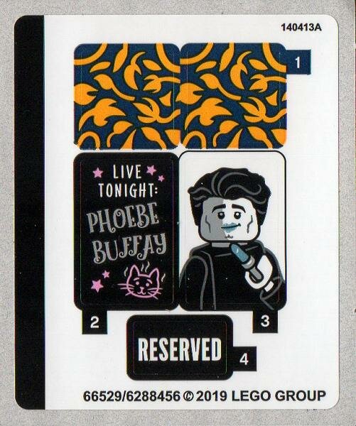 Деталь Lego 21319stk01 Sticker Sheet for Set 21319 - (66529/6288456)