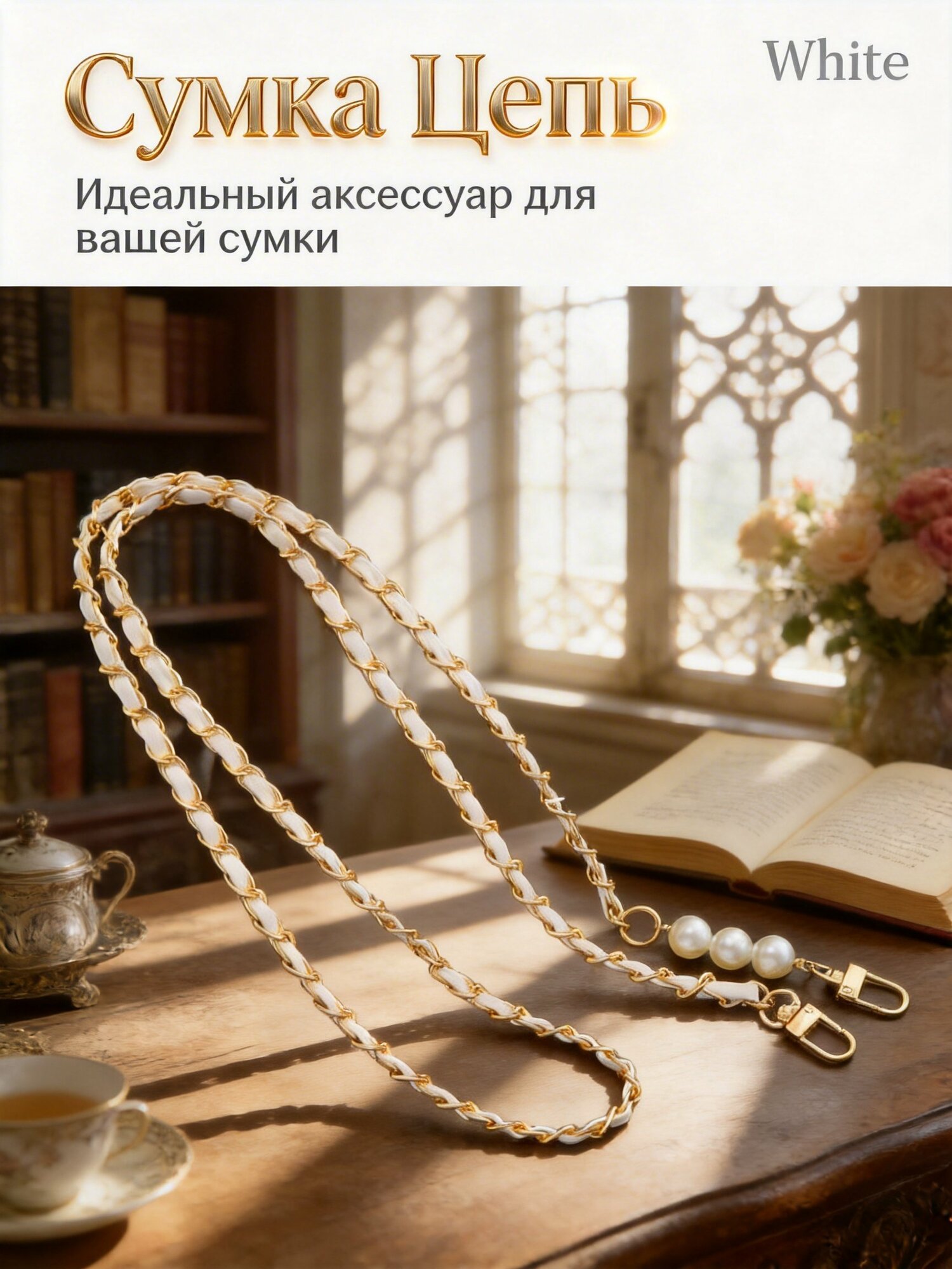 Цепочка для сумки из ПУ и металла, сменный ремень 120 см в 9 цветах — стильный аксессуар через плечо для клатчей и поясных моделей