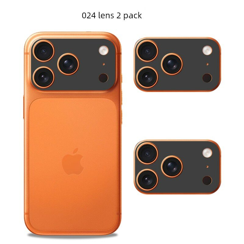 Наклейка на объектив iPhone 17 Pro Max, 2 шт. цвет 024, матовая поверхность для защиты объектива