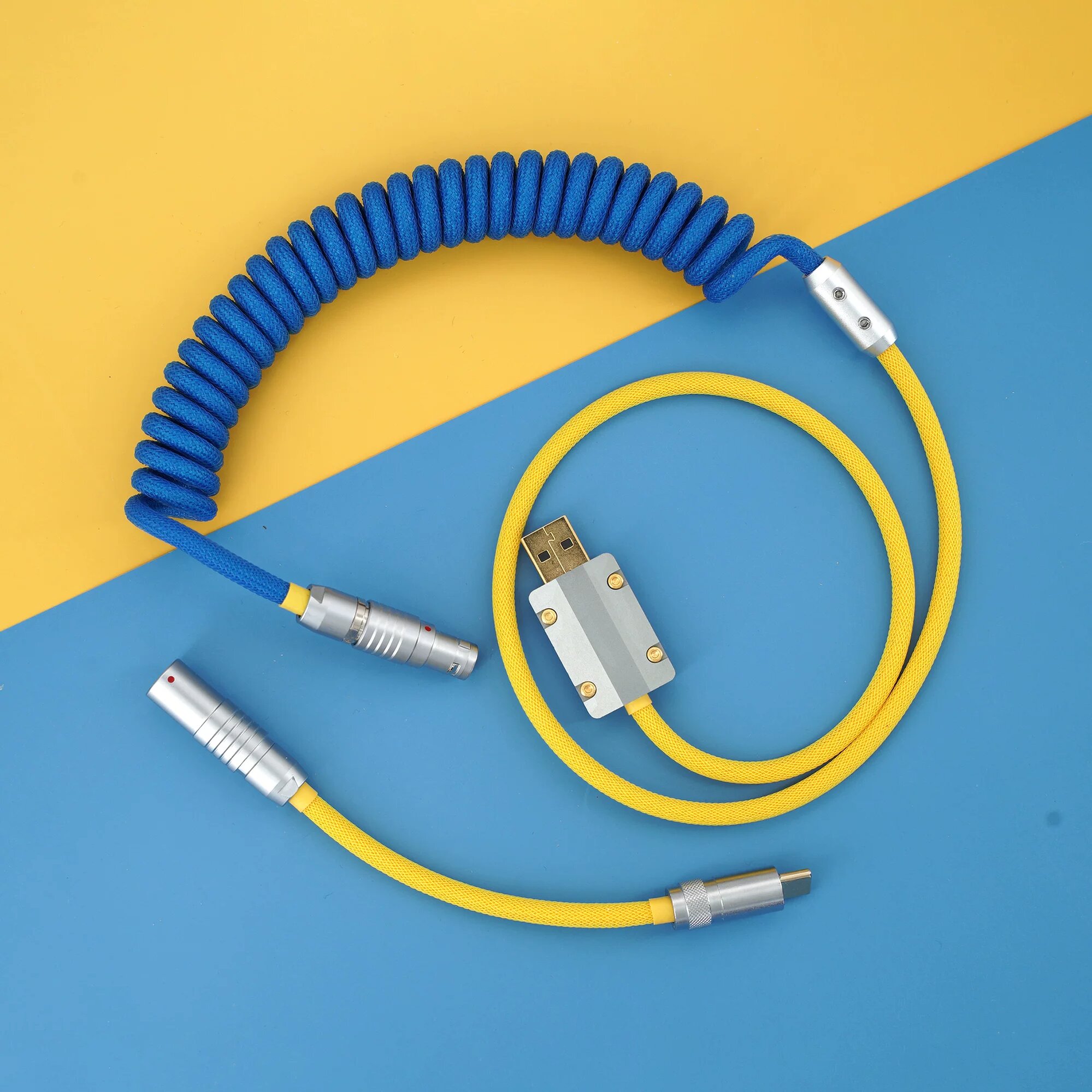 Кабель для механических клавиатур с разъемом Type-C к PH/XH, 1,5 м, плетеный, тема икеа, современный и минималистичный