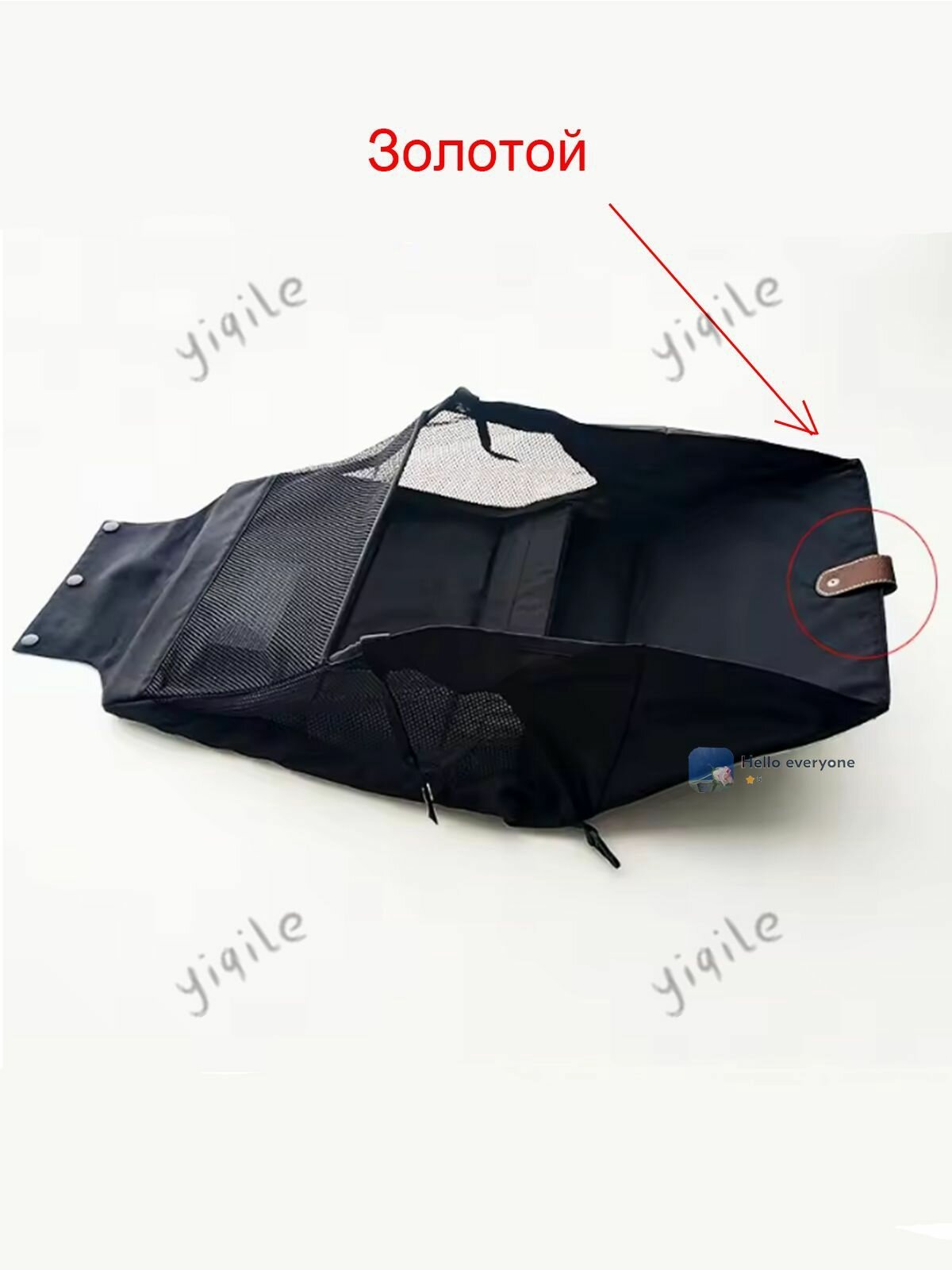 Корзина для хранения на коляску для Cybex Priam 3/4 (2019 2024), сумка для покупок и путешествий, большая емкость, сумка для подгузников для детской коляски-Коричневый