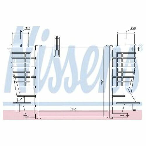 Интеркулер Nissens 96645