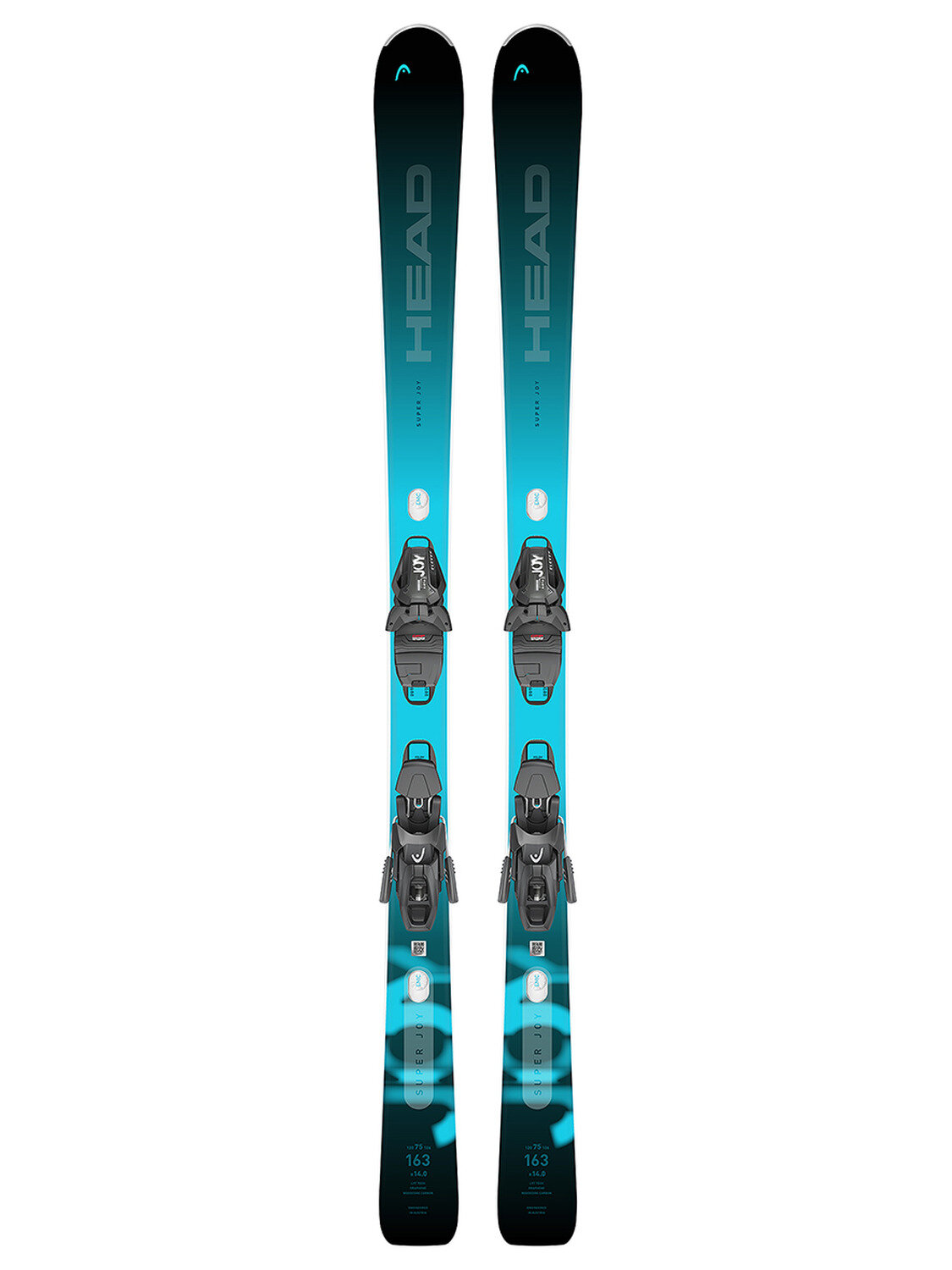 Горные лыжи с креплениями Head e-Super Joy SW SLR + JOY 11 GW SLR 24/25 , для женщин , Синий