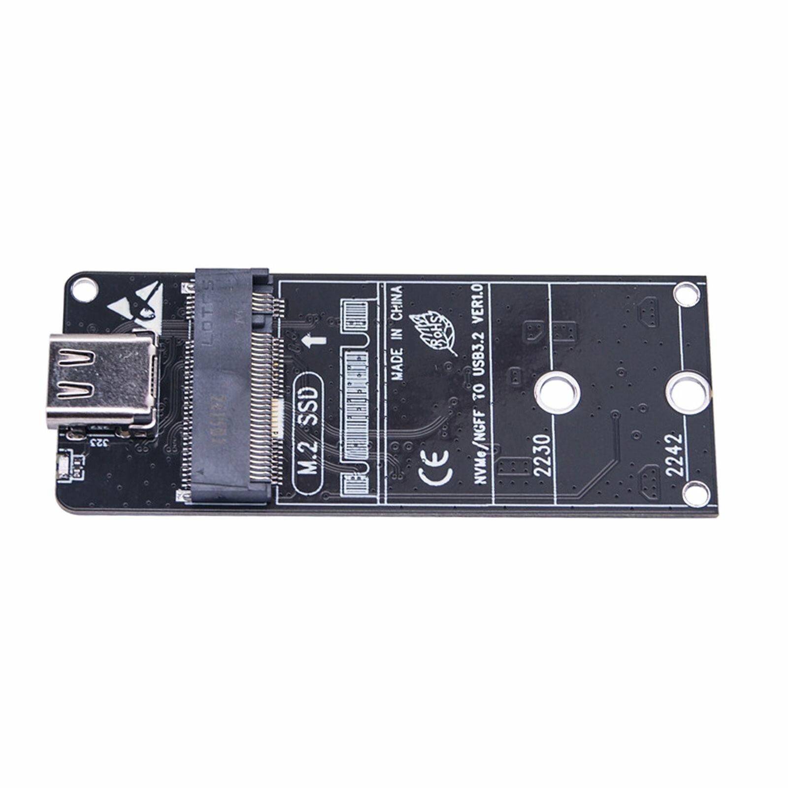 Внешний накопитель SSD M2 NVMe USB 32 Gen2x2 20 Гб/сек для платы 2230/2242