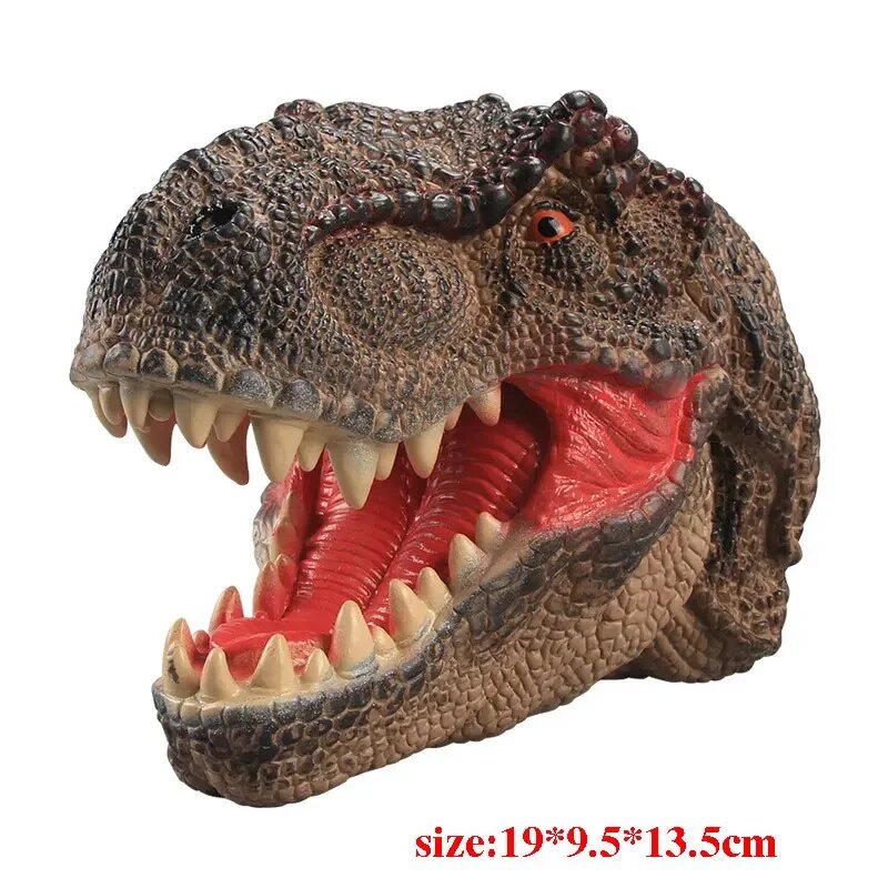 Динозавр T-Rex, ручная кукла, игрушка, Цвет: 5