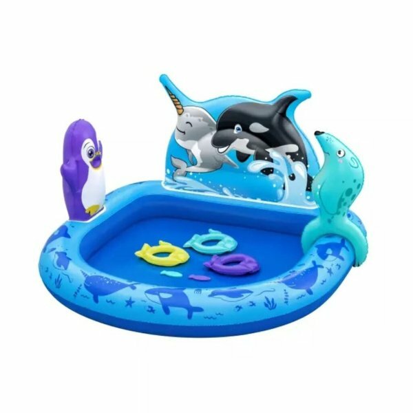 Игровой центр-бассейн Bestway, 134x131x73 см, Polar Pals, 53156, 2 кольца, 2 рыбы, тюлень /6