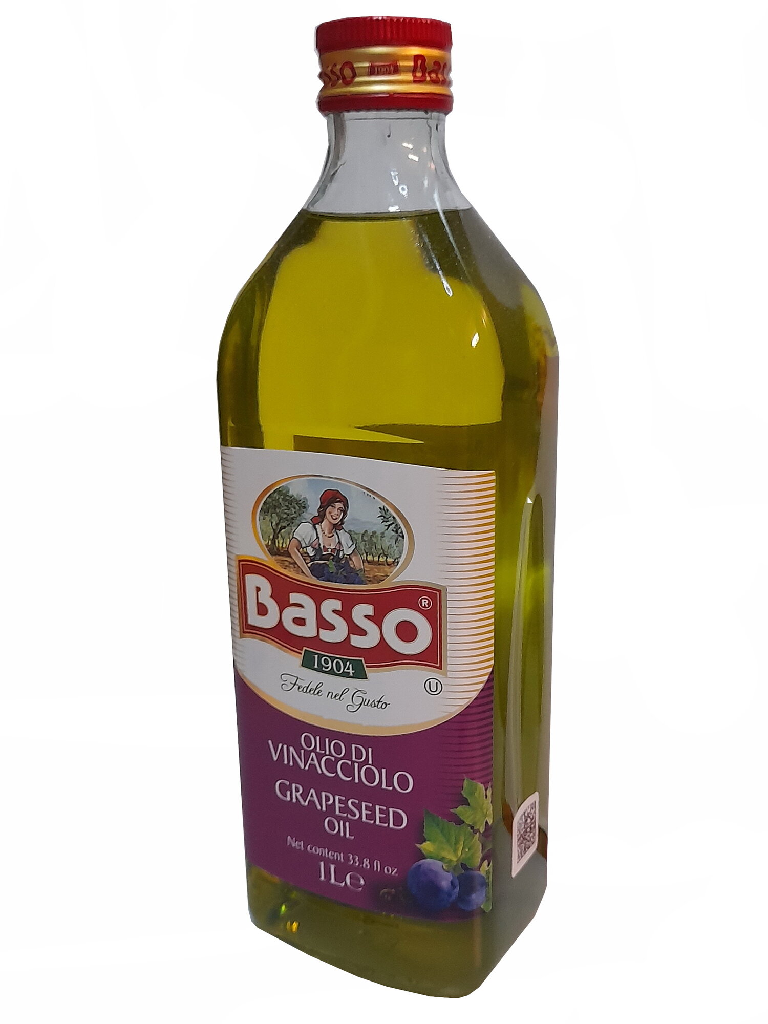 1000 мл Масло виноградной косточки Basso рафинированное