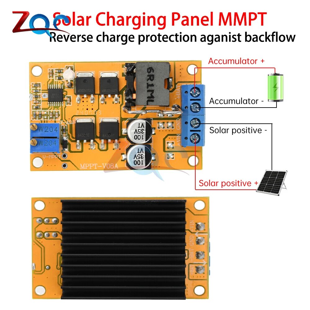 Aideepen MPPT Solar Panel Regulator 100W — фото 1
