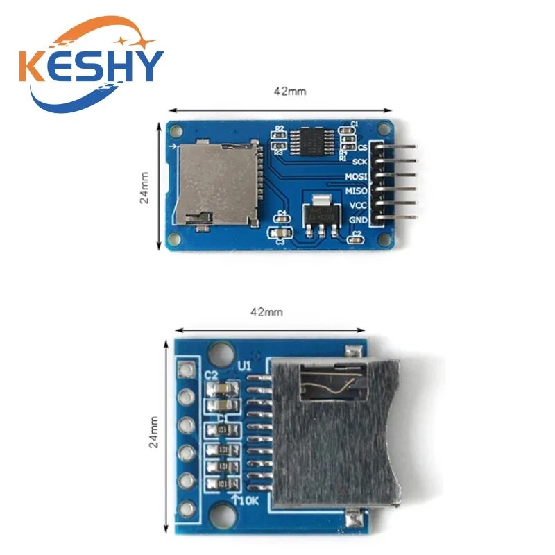 Модуль SD Card Memory Module для Arduino, Цвет: SD Module — фото 1
