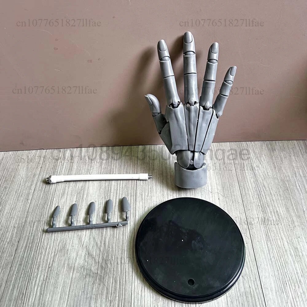Модель руки Bandai 1:1 супер подвижная белая/серая ПВХ A no box
