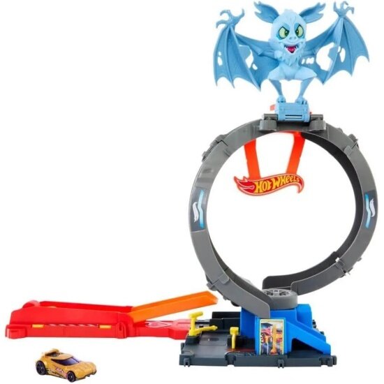 Игровой набор Hot Wheels HTN78 Сити Атака летучей мыши Немезиды