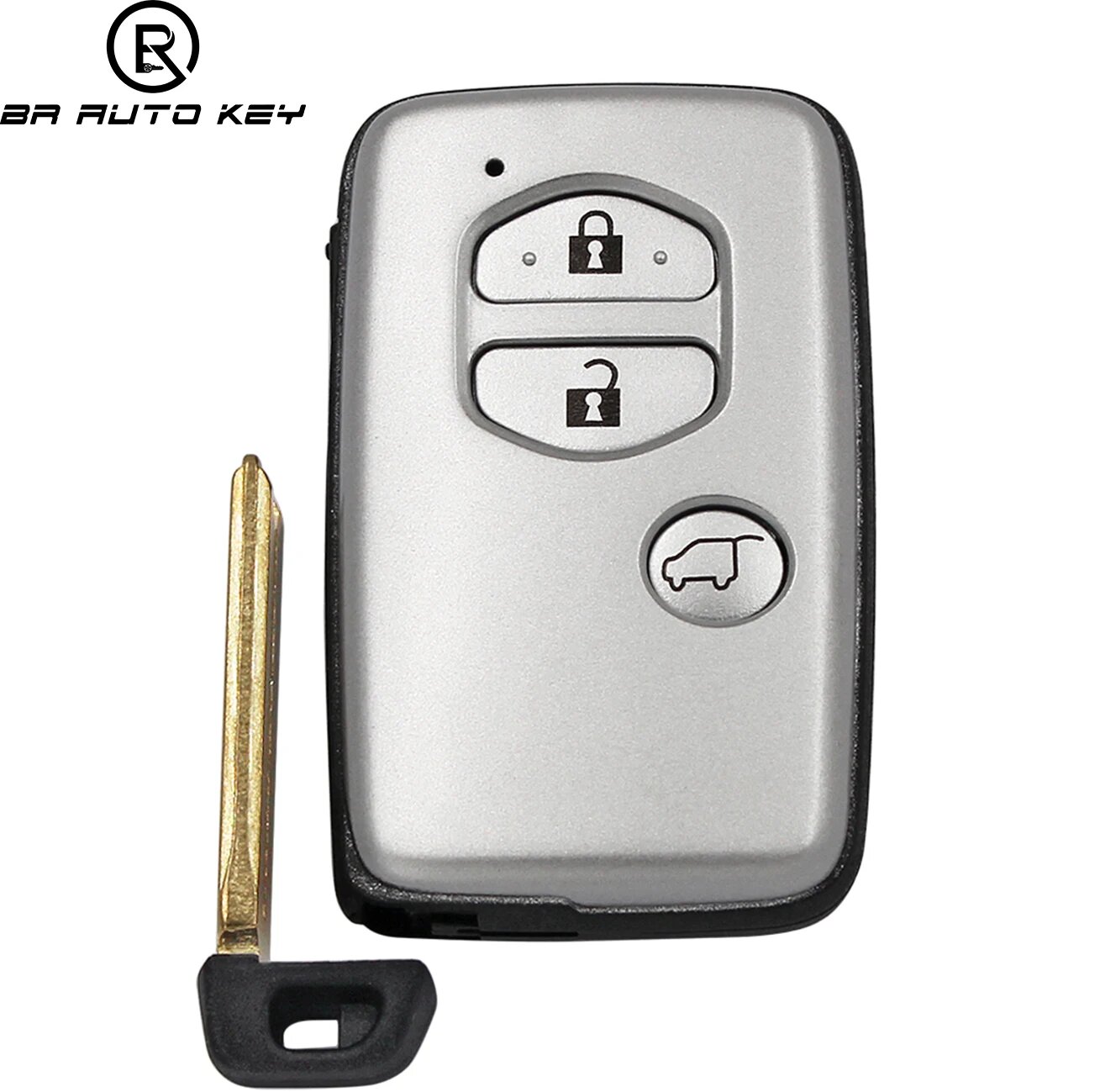 Умный дистанционный брелок 433 МГц для Toyota Land Cruiser Key B74EA, 4 кнопки 2010-2016, с чип-платой 4D: F433 61A541-0030