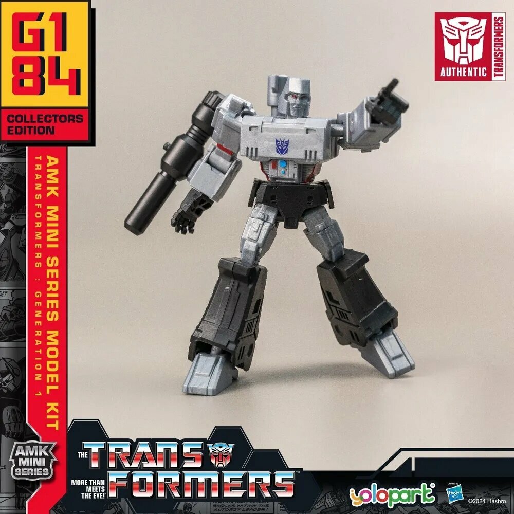Трансформеры игрушки Yolopark Комплект моделей серии AMK MINI первого поколения - Megatron 12см