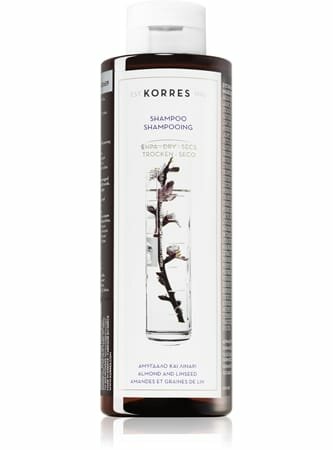 Шампунь Korres Almond & Linseed, для сухих и поврежденных волос, 250 мл
