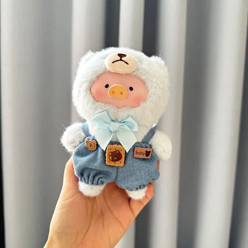 Только одежда] Кулон слепая коробка LuLu свинья кукла одежда плюшевый кулон свинья торт счастливый медведь комбинезон