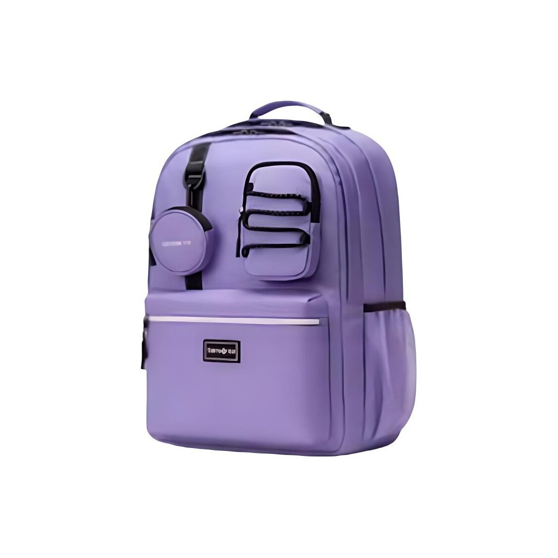 Сумка Samsonite, фактура стеганая, фиолетовый — фото 1