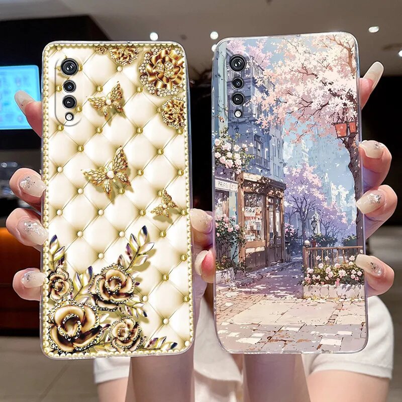 Чехол для Cubot X70 с тигром и огнем, TPU-TPU245