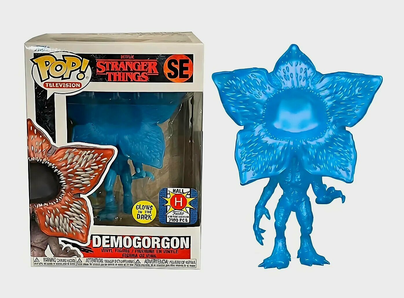 Коллекционная фигурка Stranger Things Demogorgon (SE) "Демогоргон" (SE) из сериала "Очень странные дела", синий