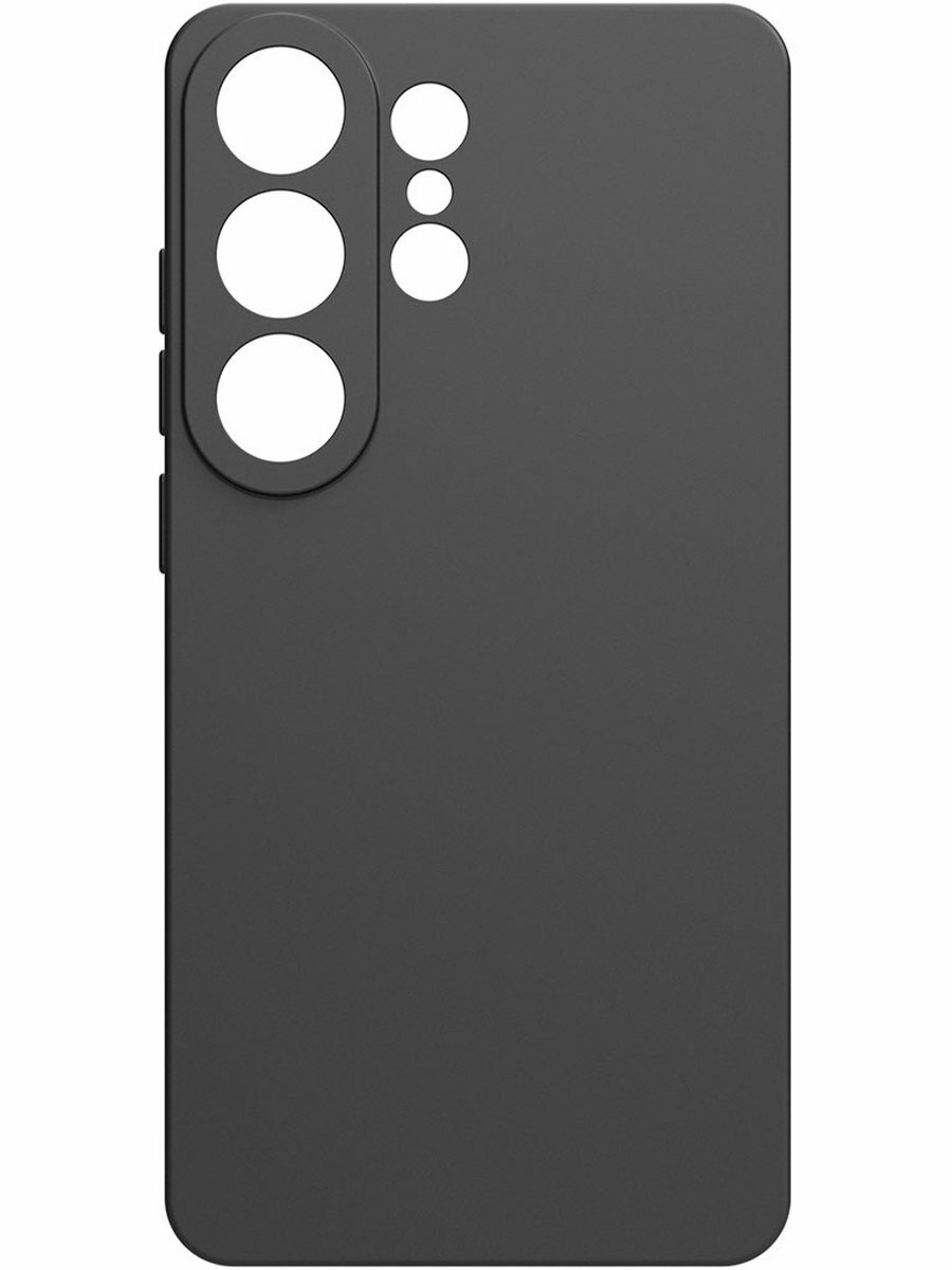 Клип-кейс Borasco Microfiber Case Lite, для Samsung Galaxy S26 Ultra, силикон, черный