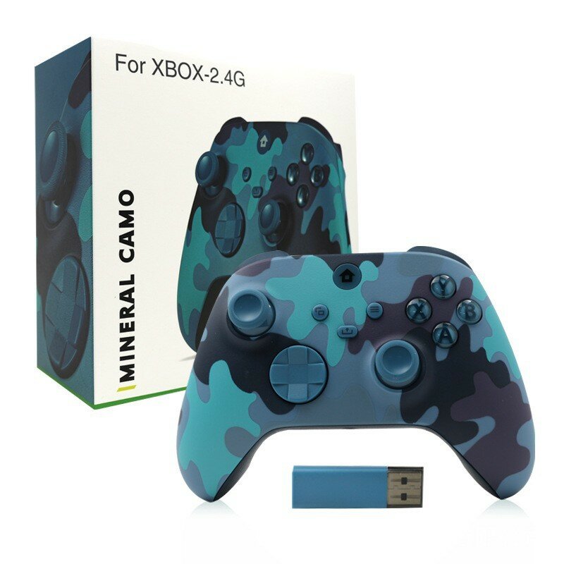 Беспроводной геймпад для Xbox Series X/S, контроллер 2.4G для ПК, с вибрацией, разъем USB Type-C