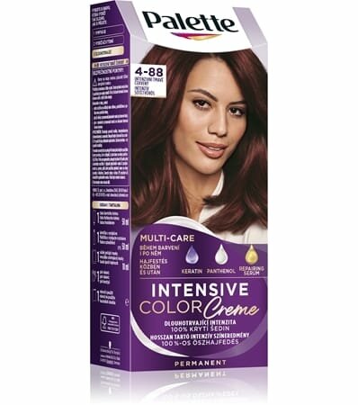 Краска для волос Schwarzkopf Palette Intensive Color Creme, интенсивный темно-красный оттенок 4-88 (RF3), 1 шт