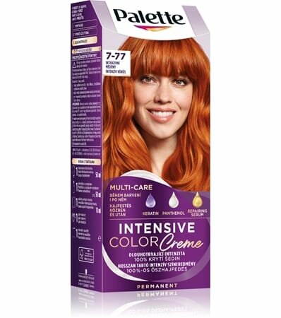 Краска для волос Schwarzkopf Palette Intensive Color Creme, оттенок 7-77 intensive copper, 1 шт