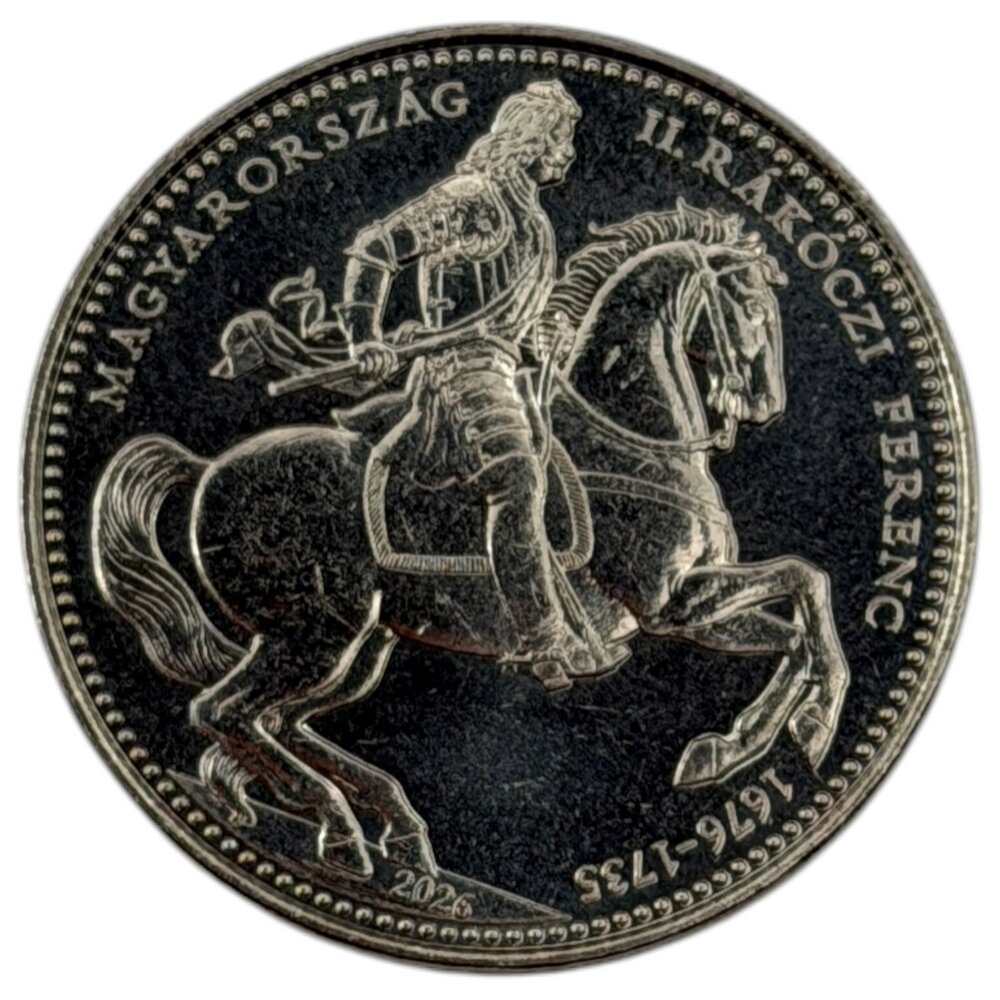 Венгрия 50 форинтов 2026 г. (350 лет со дня рождения Ференца II Ракоци)