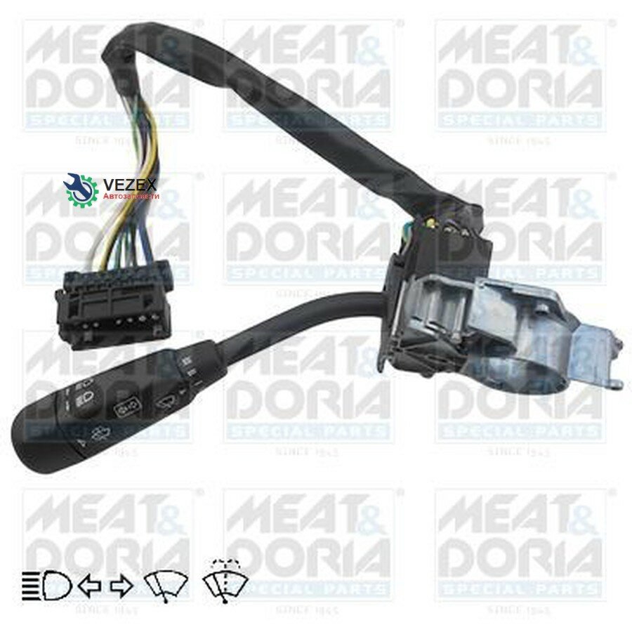 MEATDORIA 23204 переключатель подрулевой левый! дворники, свет, поворот\ MB W202 93-01