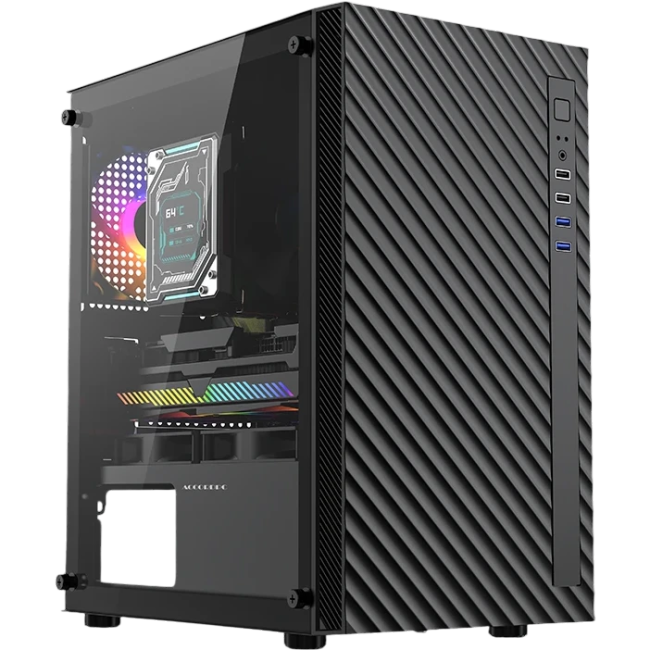 Корпус для компьютера ACCORD mATX ACC-508 Black ACC-508
