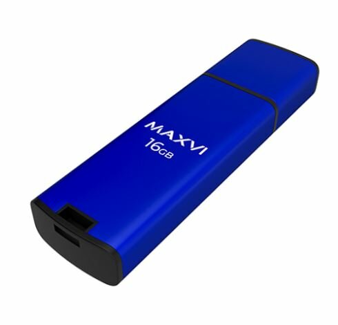 USB Flash Maxvi MP2, 16 Гб, синий, [FD16GBUSB20C10MP2]