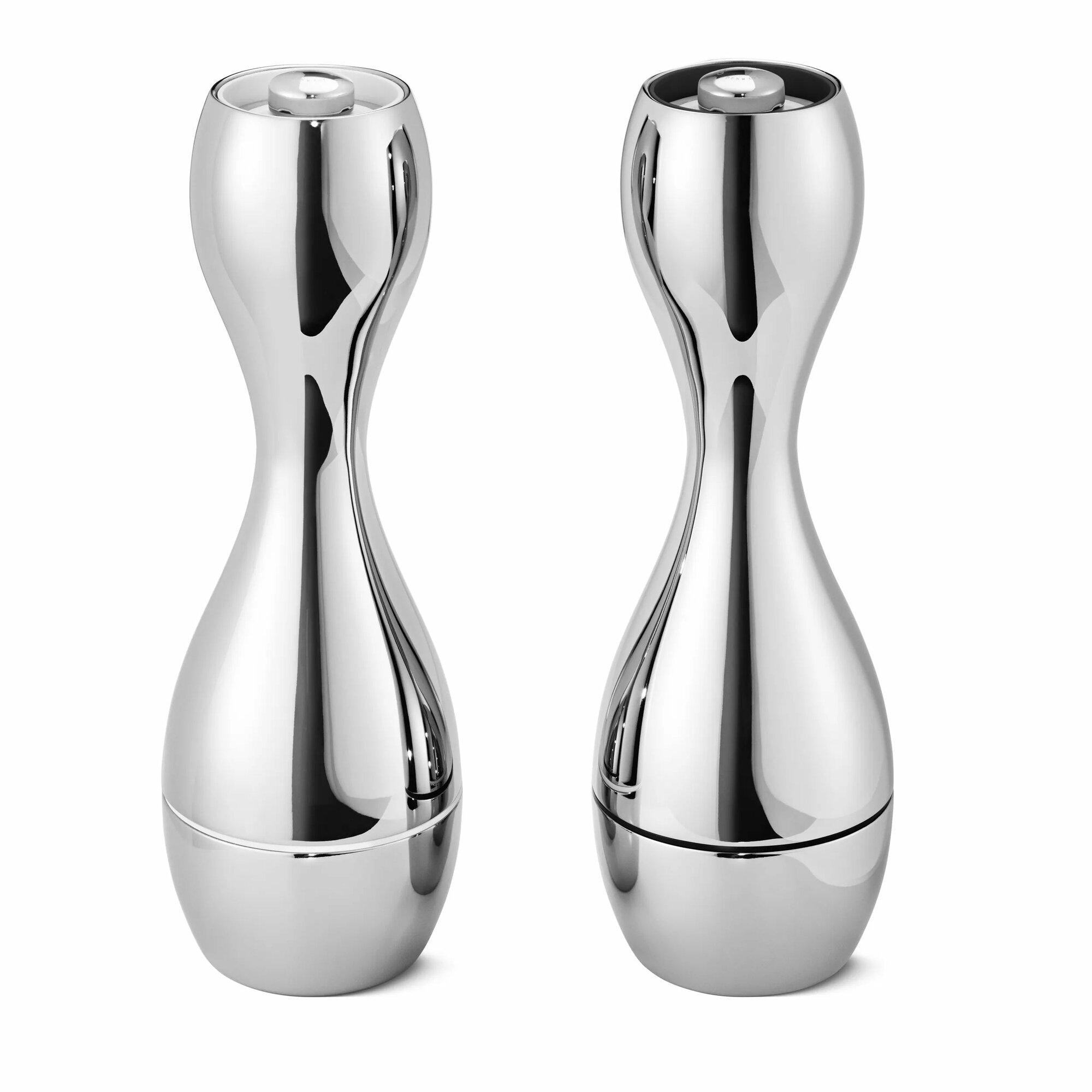 Набор мельниц для соли и перца Georg Jensen Cobra, цвет серебро