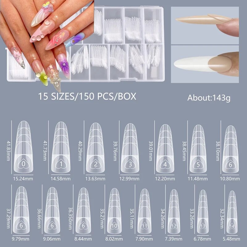 Формы для ногтей Space Nail Dual Forms Цвет D