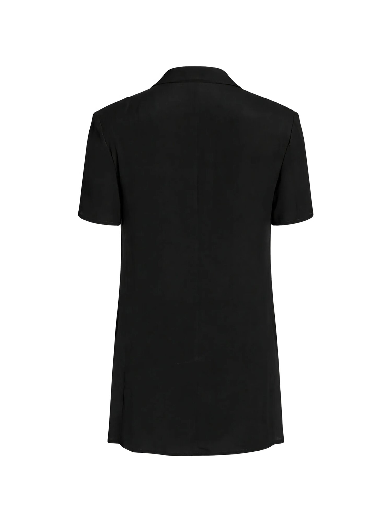 Куртка Yohji Yamamoto Short-sleeve notched-lapels jacket, размер 3, black/black — фото 1