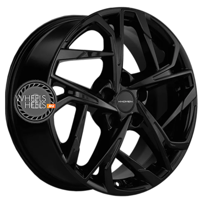 Диск автомобильный литой Khomen Wheels KHW1716 (Hyundai Elantra) 17x7 5x114.3 et49 dia67.1 Black