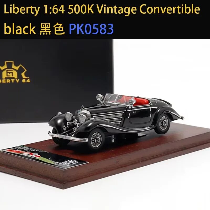 Liberty 1:64 500K Vintage Convertible черный PK0583