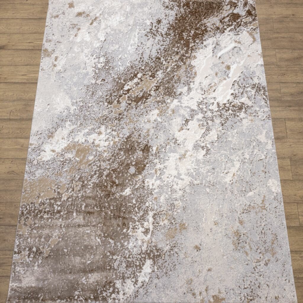 Ковер Турецкий Prado дизайн KA29D цвет SH_L_GRAY / BEIGE_1 0.8x1.5м