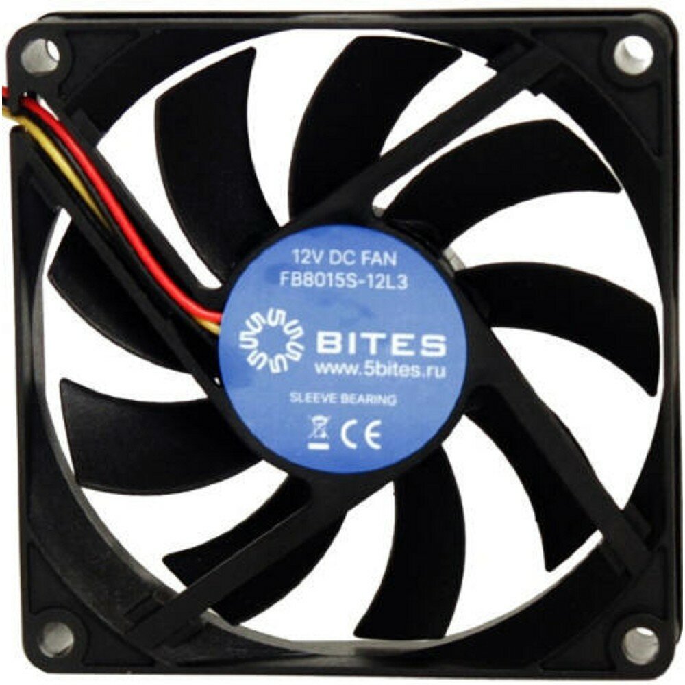 Корпусный вентилятор 5bites FB8015S-12L2 2000RPM 80*80*15, 1 шт