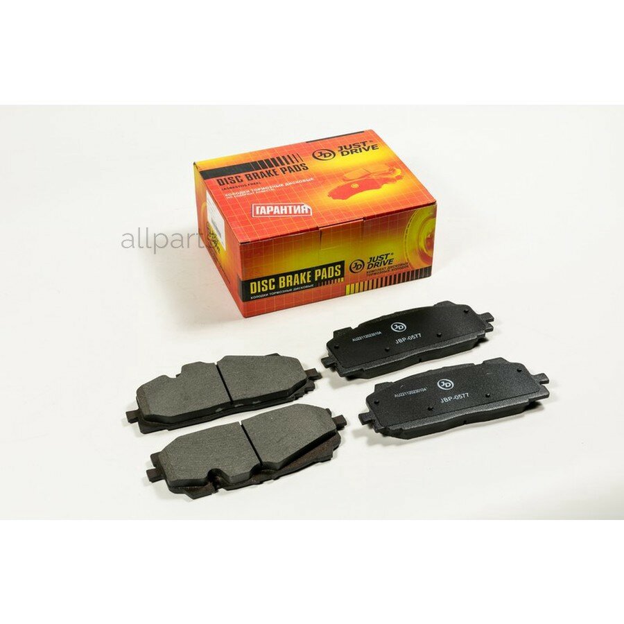 JUST DRIVE JBP0577 Колодки тормозные дисковые, передние
