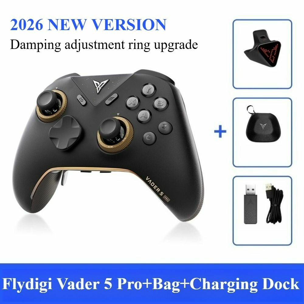 Flydigi Vader 5 Pro Беспроводной игровой контроллер Совместим с компьютерами Steam мобильными устройствами и планшетами