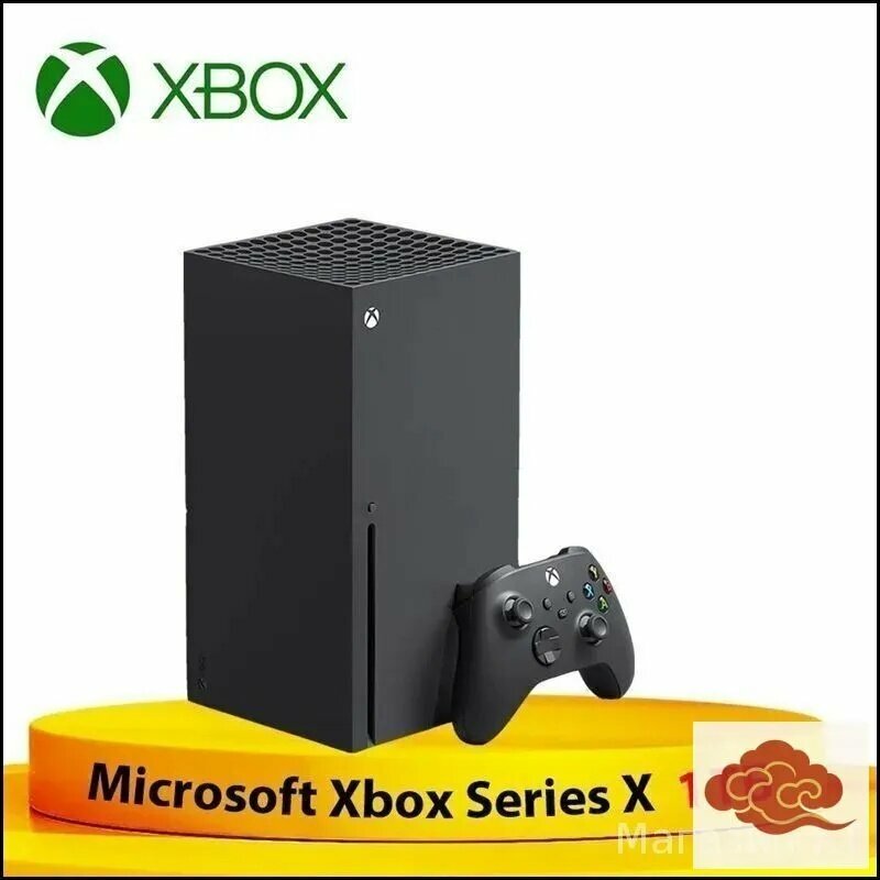 Консоль игровая Xbox Series X, 99 новая, черная, без упаковки