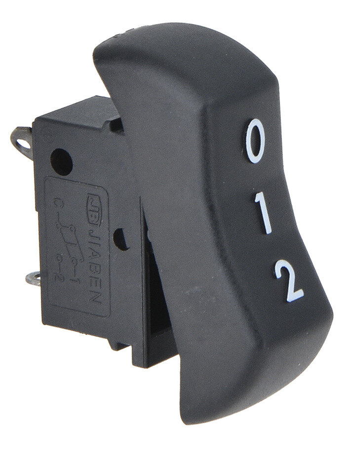 Выключатель KND3-10/1 10(5)A 250V 12(6)A 125V T35/55 5E4 для фена строительного ELITECH ТВ 180 (E2207.004.00)