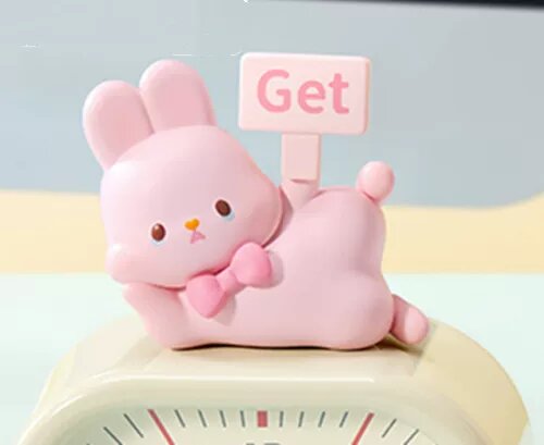 Playfulism Official Edition Touchable Rabbit Blind Box 24-Hour Life Diary Series Figurine Momotu Rabbit Head for Girls